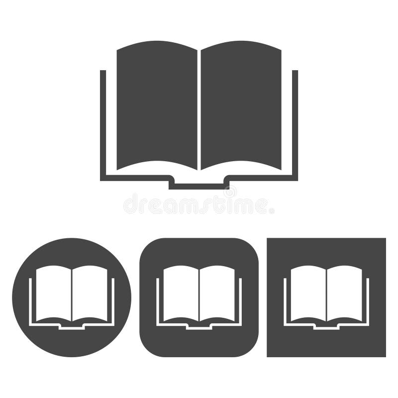 Libro - icono del vector ilustración del vector. Ilustración de ...