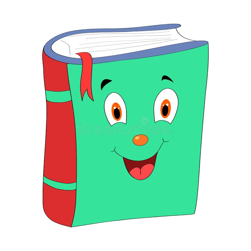 Libro Lindo De La Historieta Ilustración del Vector - Ilustración de ...