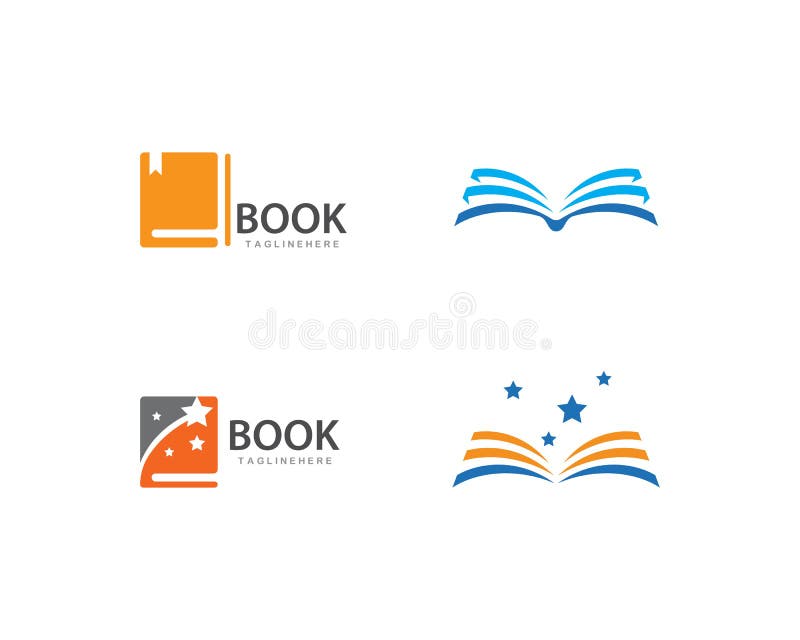 Libro Logo Template ilustración del vector. Ilustración de icono ...
