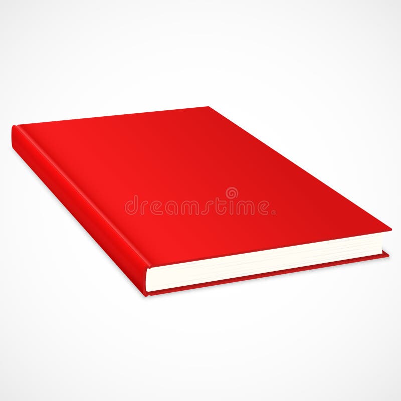 Libro Vacío Con La Cubierta Del Res Ilustración del Vector ...