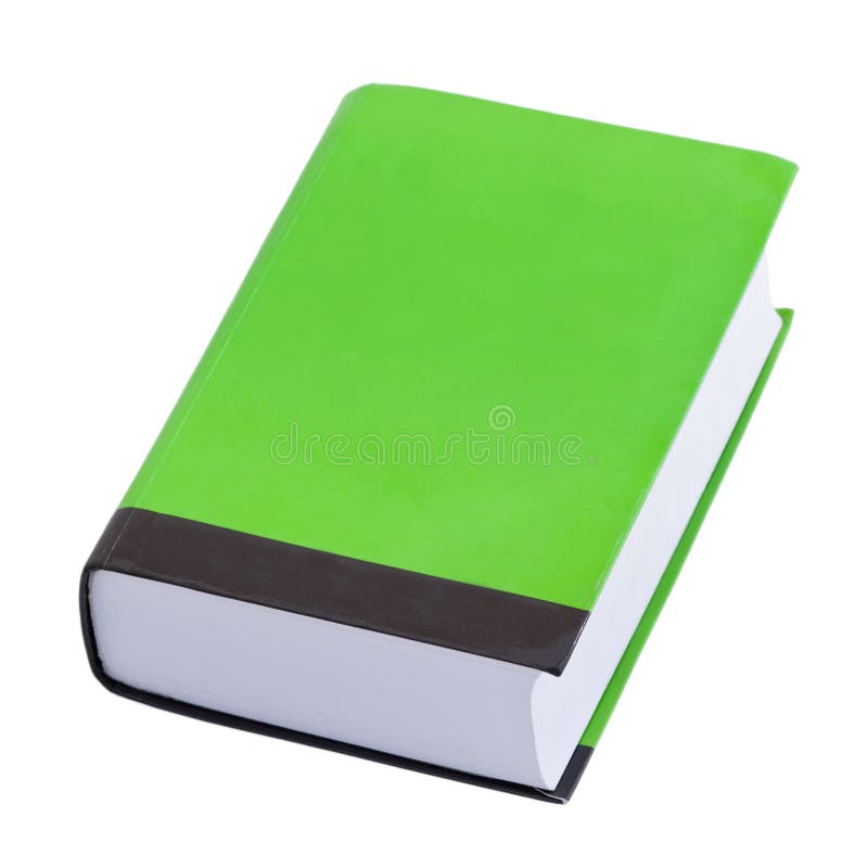 Libro Verde Con La Cubierta En Blanco Foto de archivo - Imagen de tapa ...