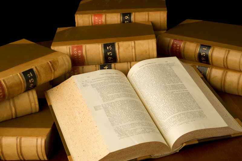 Libros de ley foto de archivo. Imagen de autoridades, informes - 8076480