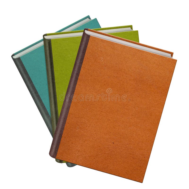 Libros Del Color Aislados En Blanco Imagen de archivo - Imagen de ...