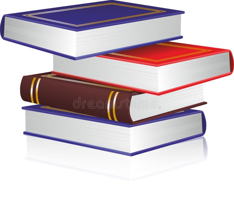 Libros del vector ilustración del vector. Ilustración de conocimiento ...