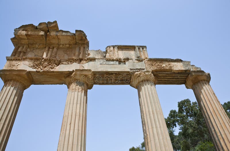 Libya editorial stock image. Image of cyrenaica, temple - 65803174
