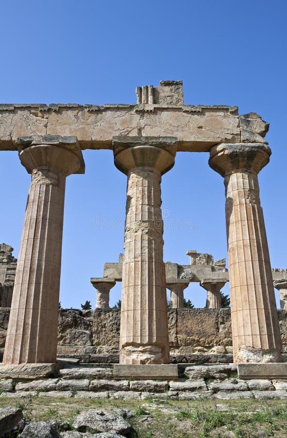 Libya, Temple of Zeus stock photo. Image of necropolis - 23452812