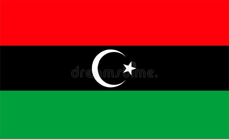 Libya Flag Design Vector stock vector. Illustration of country - 266331148