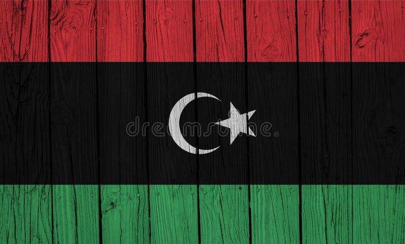 Libya Flag Over Wood Planks Stock Photo - Image of democracy ...
