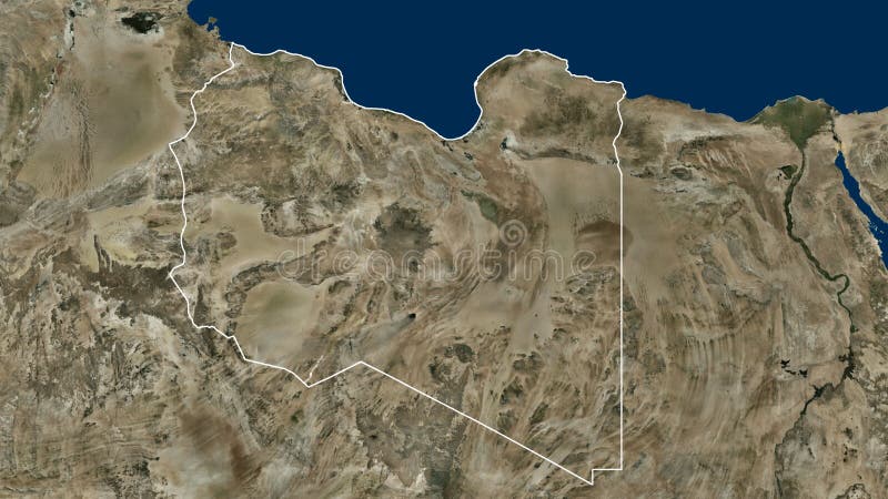 Libya Map Africa 3d Rendering Stock Illustration - Illustration of iraq ...