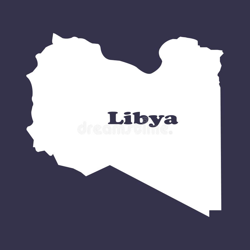 Libya map icon design stock vector. Illustration of collection - 358684270