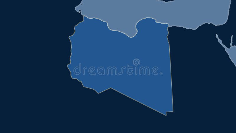 Libya - solid. Composition stock illustration. Illustration of ...