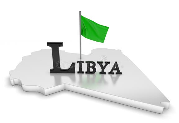 Libya Tribute stock illustration. Illustration of chrome - 16071913