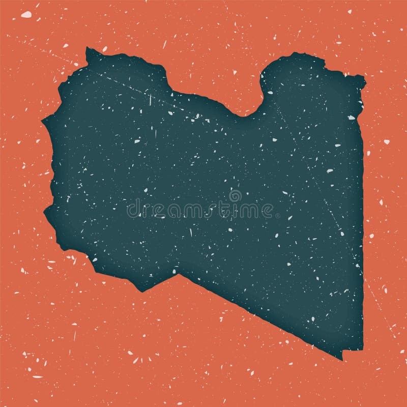 Libya Map - Vintage Detailed Vector Illustration Stock Illustration ...