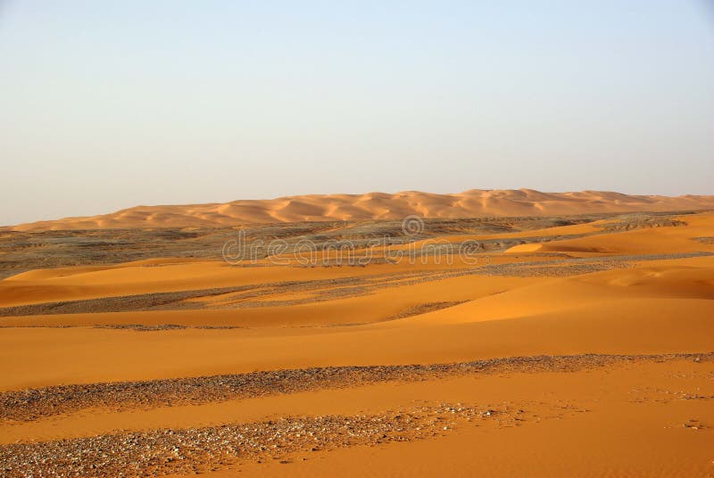 Libyan desert stock image. Image of ochre, climate, expanse - 12751397