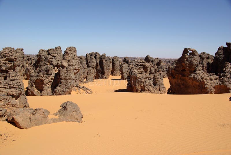Libyan desert, stock image. Image of arid, climatic, massif - 13252817