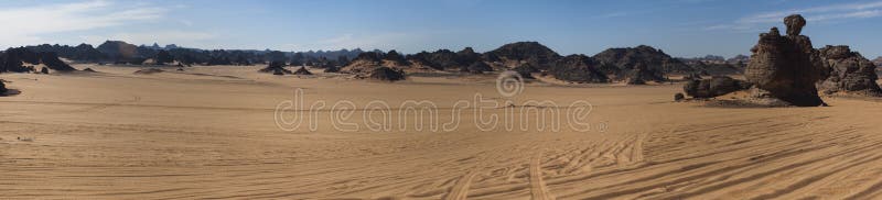 Libyan sahara desert stock image. Image of libya, formation - 57074353