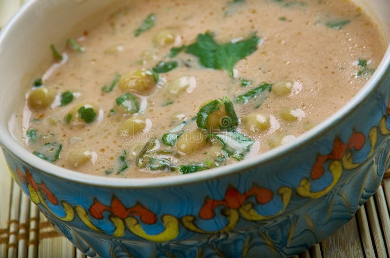 LibyanChick peas Soup stock photo. Image of lamb, cumin - 104416368