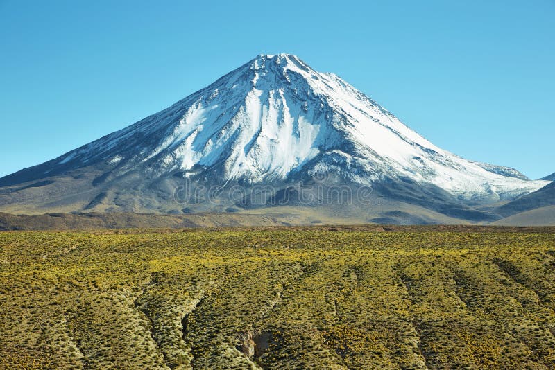 Licancabur volcano stock image. Image of bolivia, outdoor - 56324817