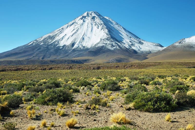 Licancabur volcano stock image. Image of landscape, antofagasta - 56501209