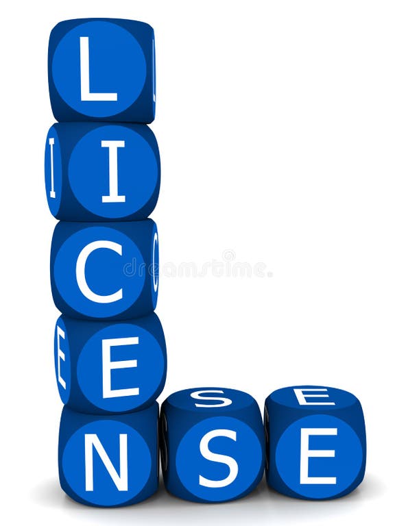 License stock illustration. Illustration of legal, operate - 28582893