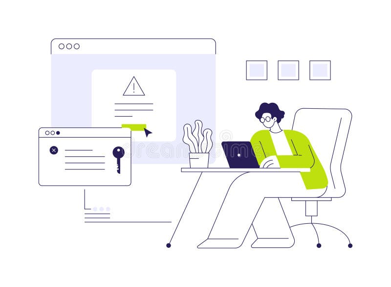 License Expired Abstract Concept Vector Illustration. Stock Vector ...