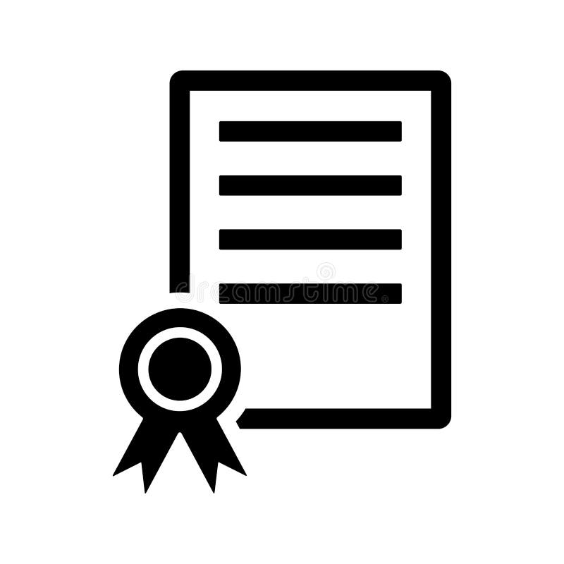 License icon stock illustration. Illustration of type - 263177764