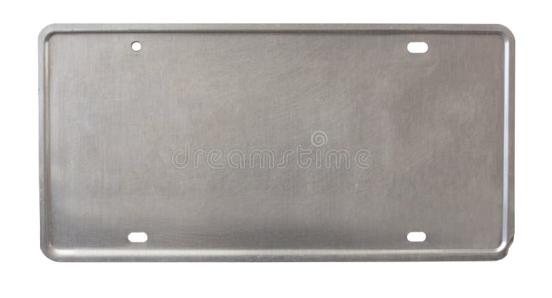 Blank License Plate stock photo. Image of vehicle, empty - 11969154