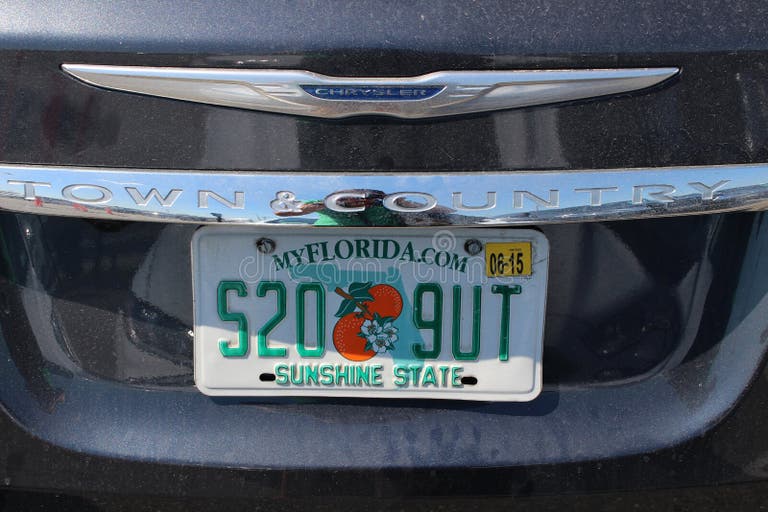 Florida Orange License Plate Logo Stock Photos - Free & Royalty-Free ...
