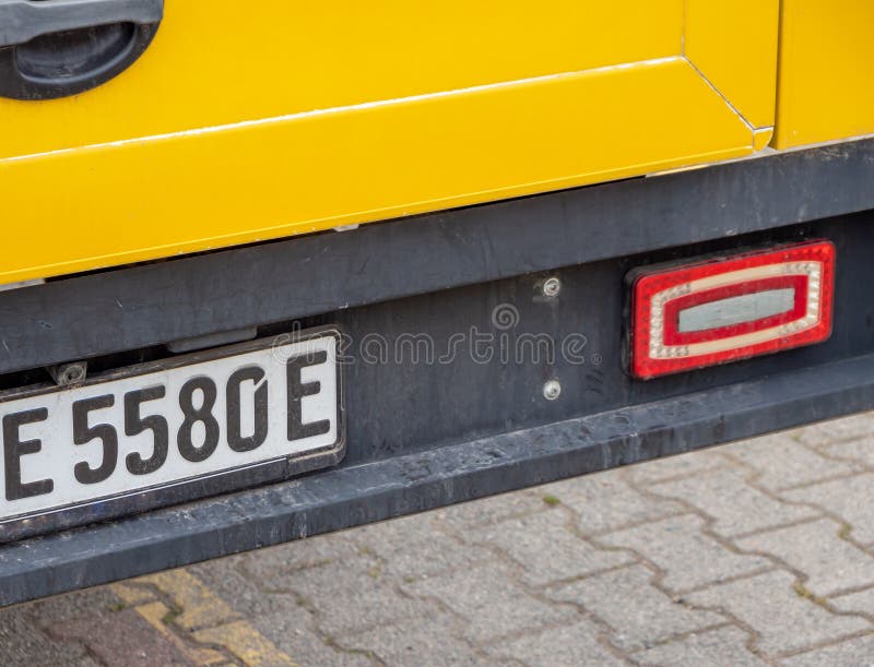 License Plate of an Electric Car in Germany Editorial Photography ...