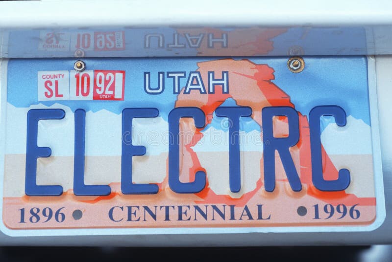 License Plate Utah editorial image. Image of america - 23169420