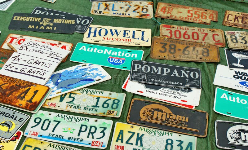 License plates editorial stock photo. Image of black - 16067003