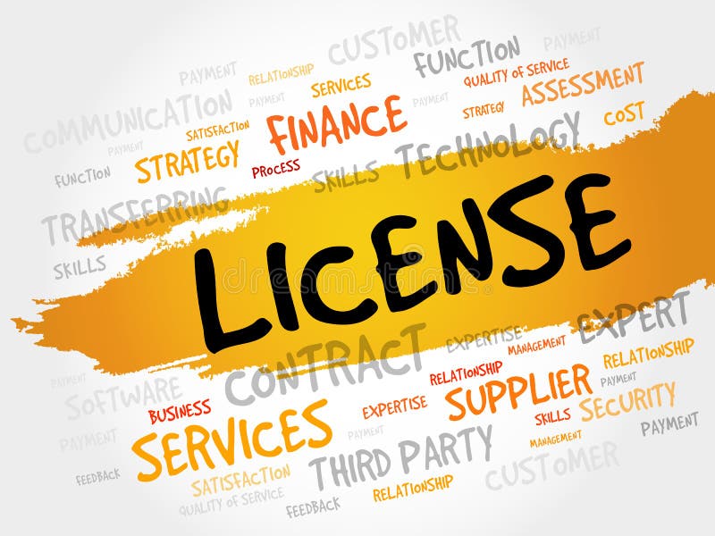 Licence Word Stock Illustrations – 211 Licence Word Stock Illustrations ...