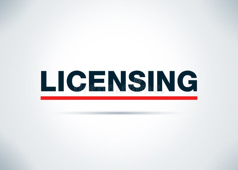 Licensing Abstract Flat Background Design Illustration Stock ...