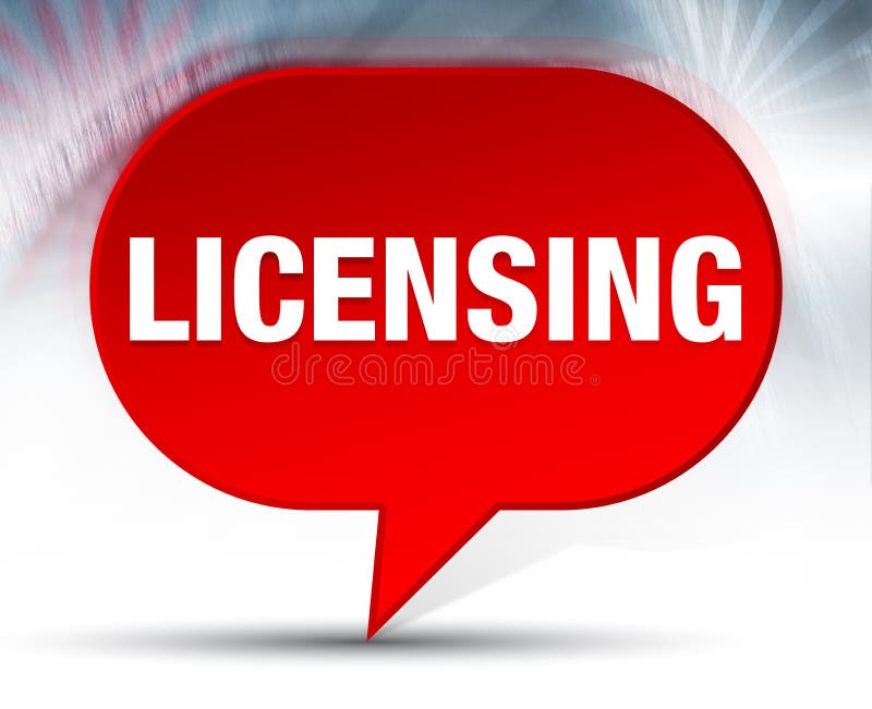 Licensing Red Bubble Background Stock Illustration - Illustration of ...