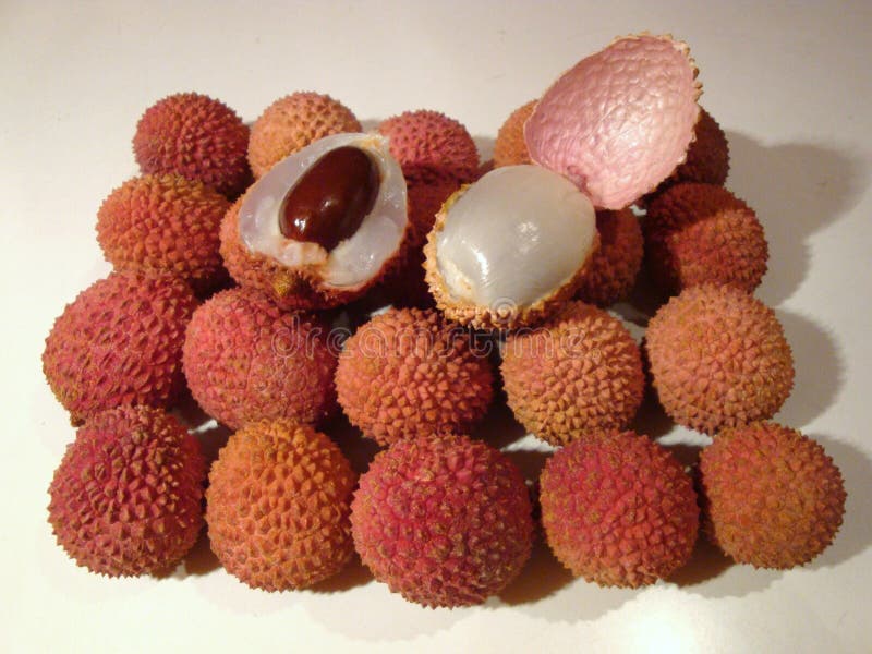 Ripe lychee fruit. stock image. Image of sweet, vitamin - 137825557