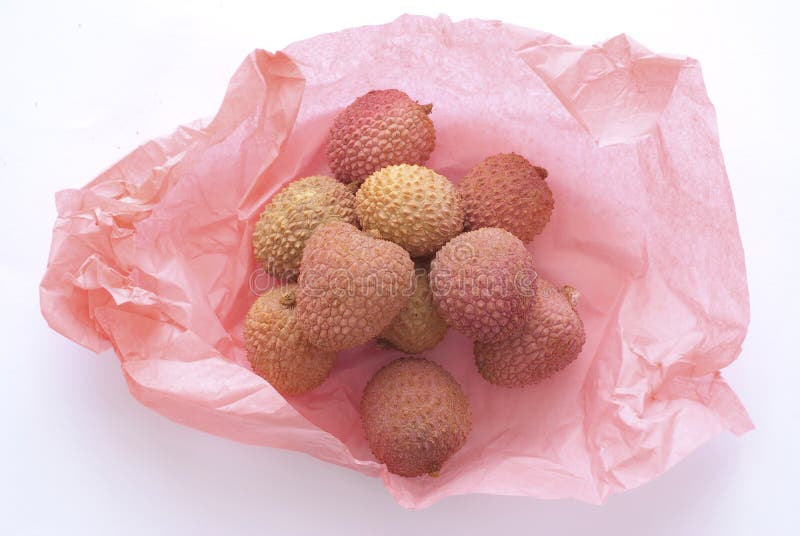 Lichi cor-de-rosa imagem de stock. Imagem de fundo, fruta - 36771841