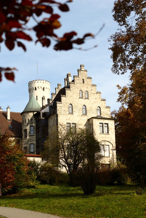 Lichtenstein Castle HDR stock photo. Image of european - 20786028
