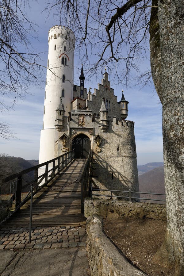 Lichtenstein Castle in Germany Stock Photo - Image of history ...
