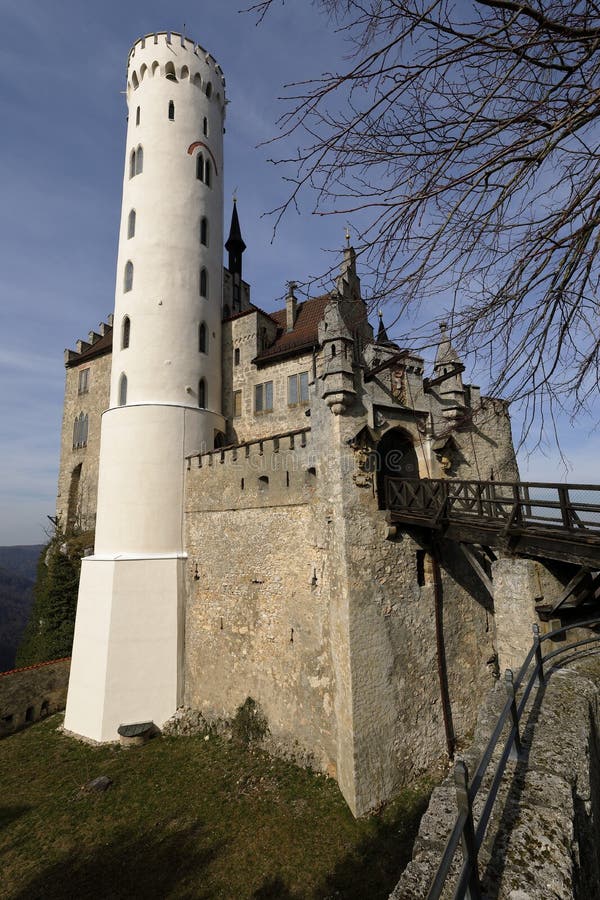 Lichtenstein Castle in Germany Stock Photo - Image of ancient ...