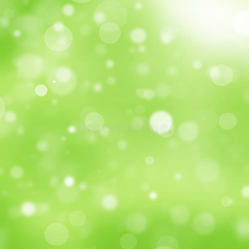 Lichtgroene Natuurlijke Achtergrond Met Bokeh En Straal Van Lichten ...