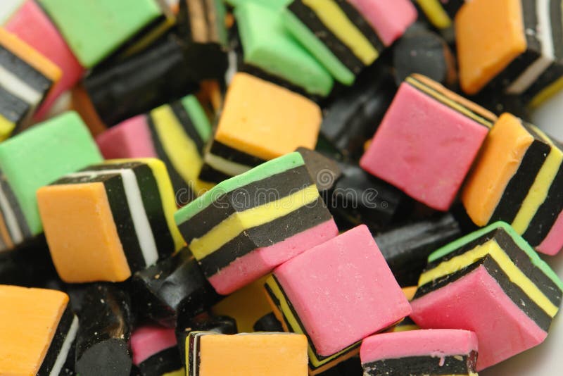 Licorice candy close up stock image. Image of snack, black - 7715695