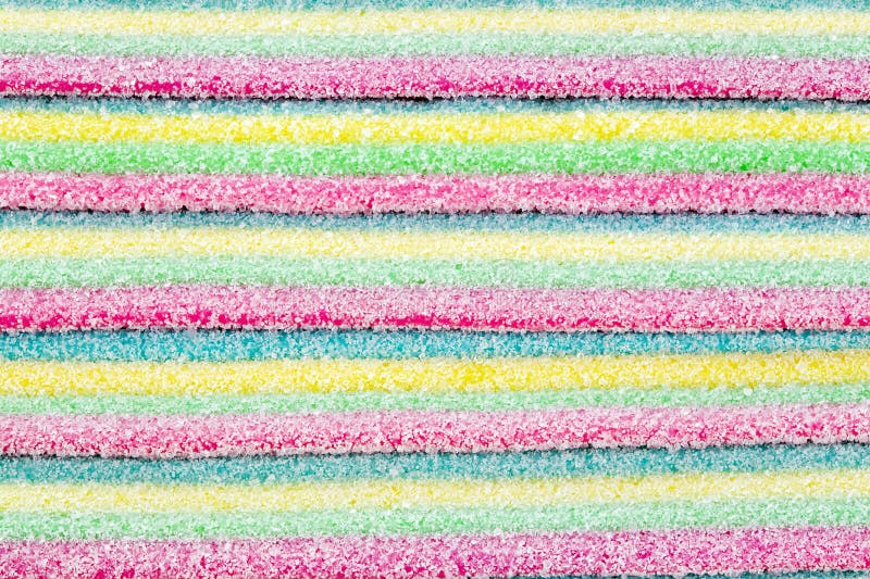 Licorice Candy. Sweet Gummy Sticks with Different Flavor Stock Image ...