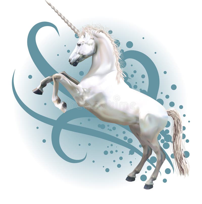 Licorne illustration de vecteur. Illustration du illustration - 2591235