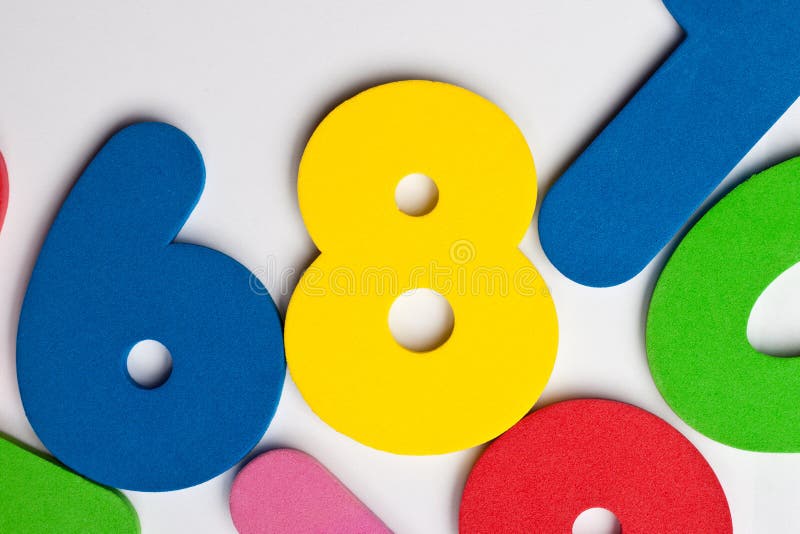 Liczba 8 zdjęcie stock. Obraz złożonej z osiem, jeden - 33492536