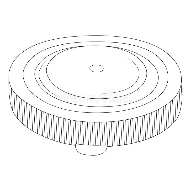 Lid for Canning Jar Vector Sketch Stock Vector - Illustration of ...