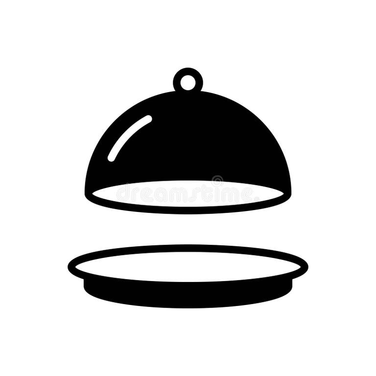 Black Solid Icon for Lid, Bonnet and Cover Stock Vector - Illustration ...