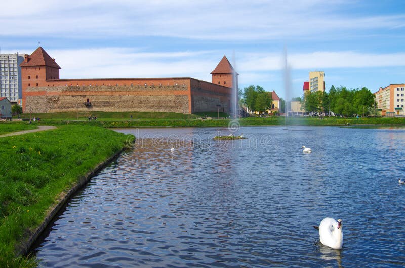 LIDA, BELARUS - May, 2018: Lida Castle on a Sunny Summer Day Editorial ...