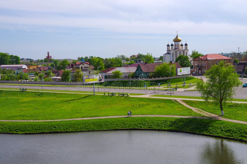 LIDA, BELARUS - May, 2018: Gate On Lida Castle On A Sunny Summer Day ...