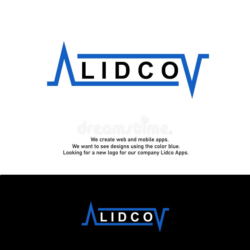 Lidco Icon for Web or Apps stock vector. Illustration of logo - 217513187