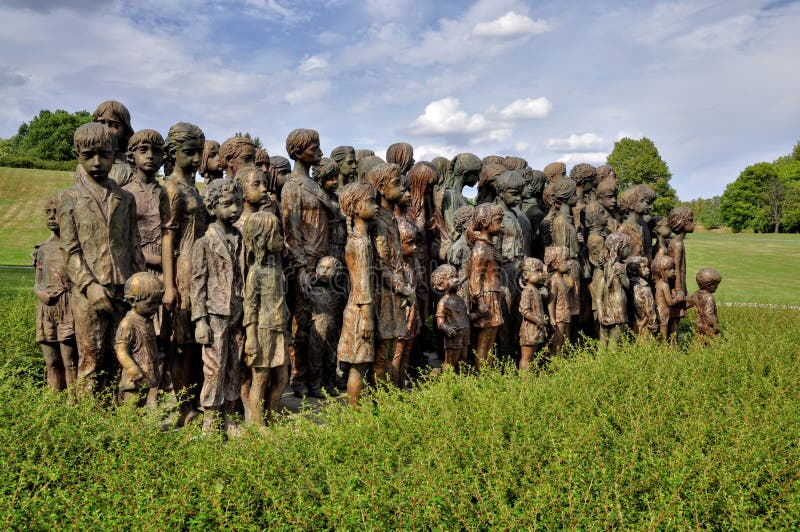 Lidice memorial editorial stock photo. Image of outdoors - 27146138